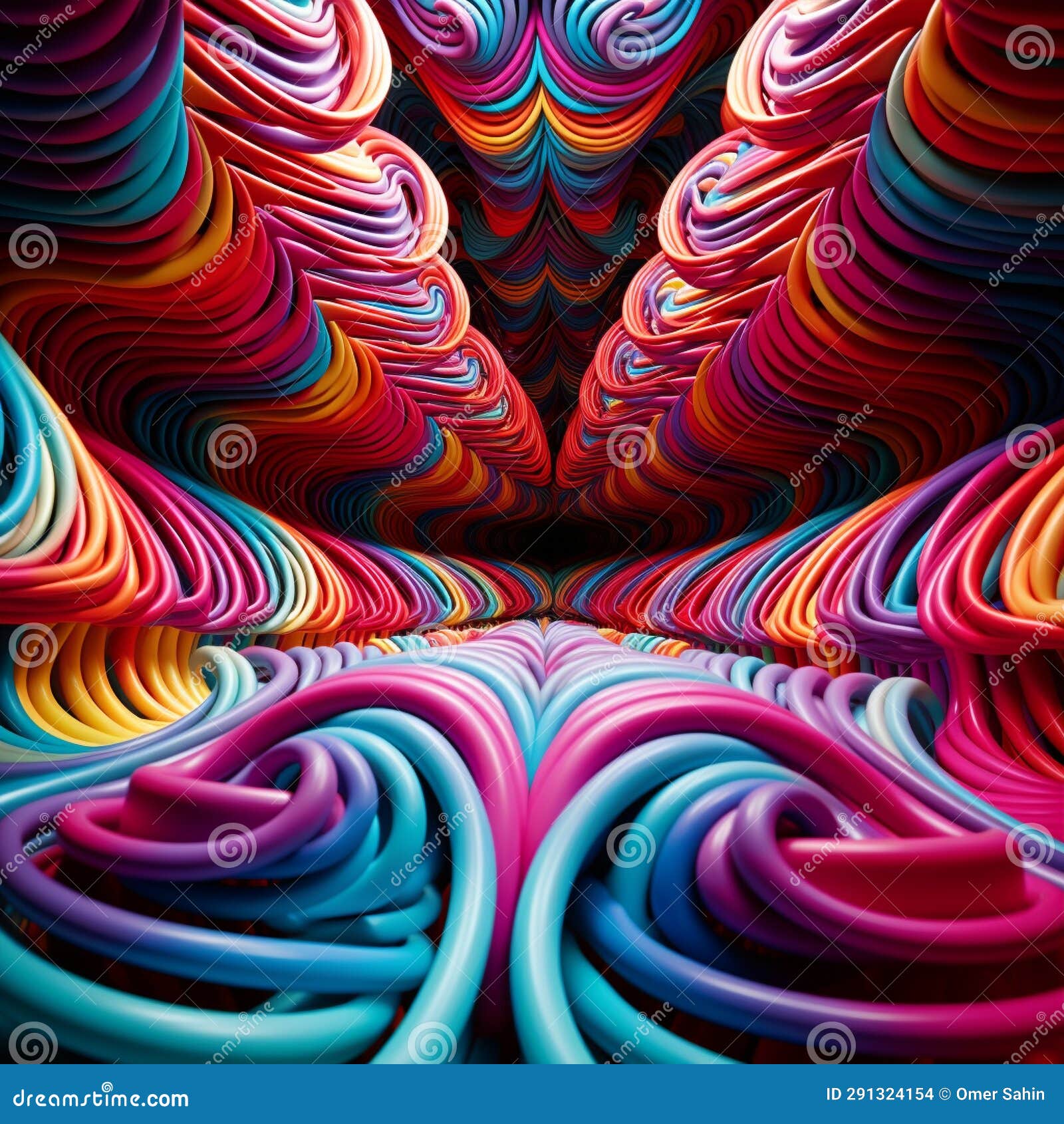 Dimensional Illusions: Optical Wonders in Sculptural Form Stock Photo ...