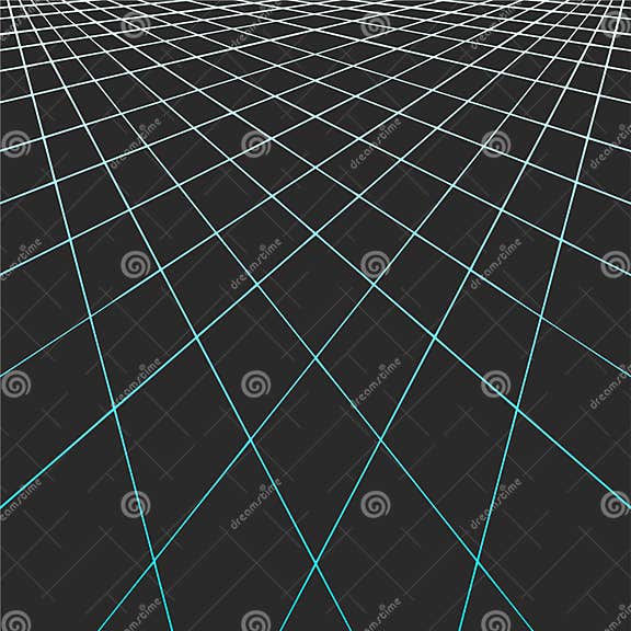 Dimensional Lines Perspective Background Stock Vector - Illustration of ...
