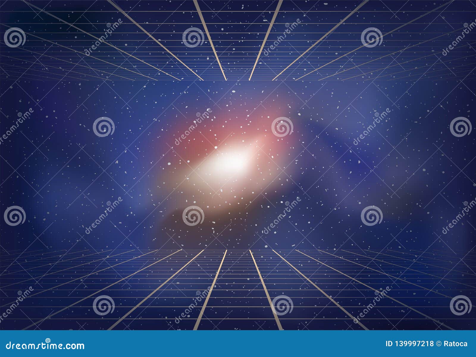 Dimensional Universe Background Stock Vector - Illustration of ...