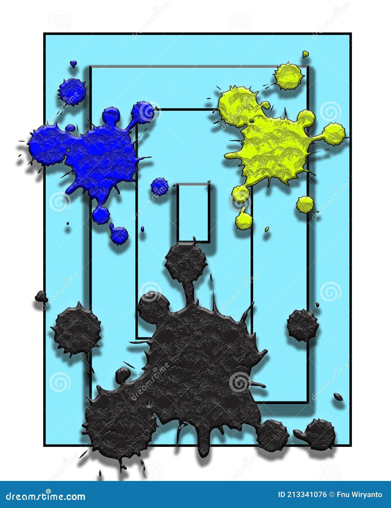 Dimensional Visualization of Colored Vision Stock Illustration ...