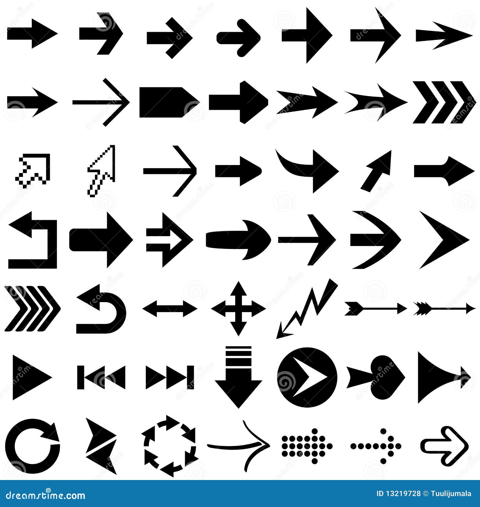 Dimensiones De Una Variable De La Flecha Ilustración del Vector ...