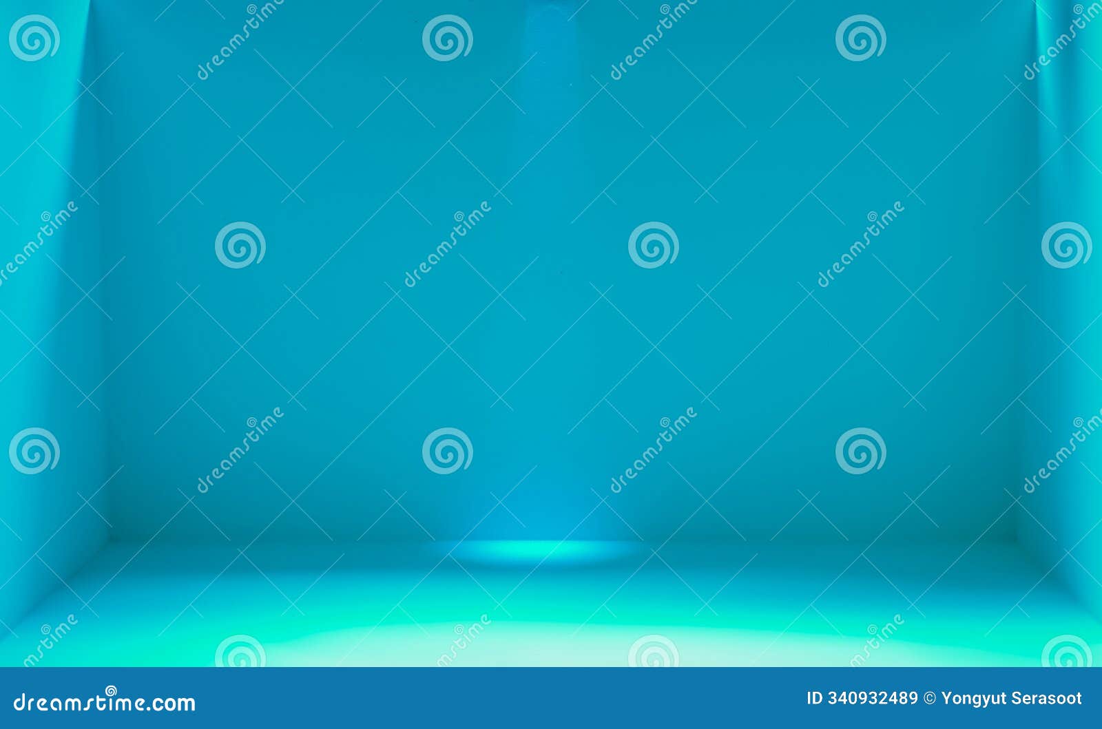 Dimensions of Color, Light and Shadow Illuminate the Empty Space Stock ...