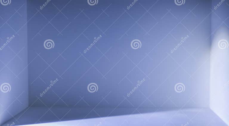 Dimensions of Color, Light and Shadow Illuminate the Empty Space Stock ...