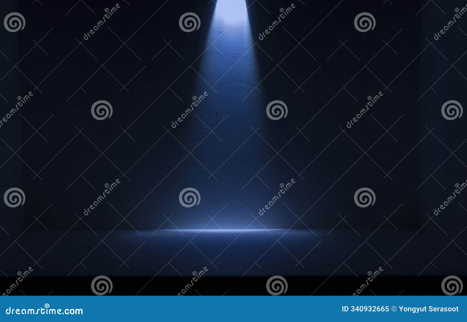 Dimensions of Color, Light and Shadow Illuminate the Empty Space Stock ...