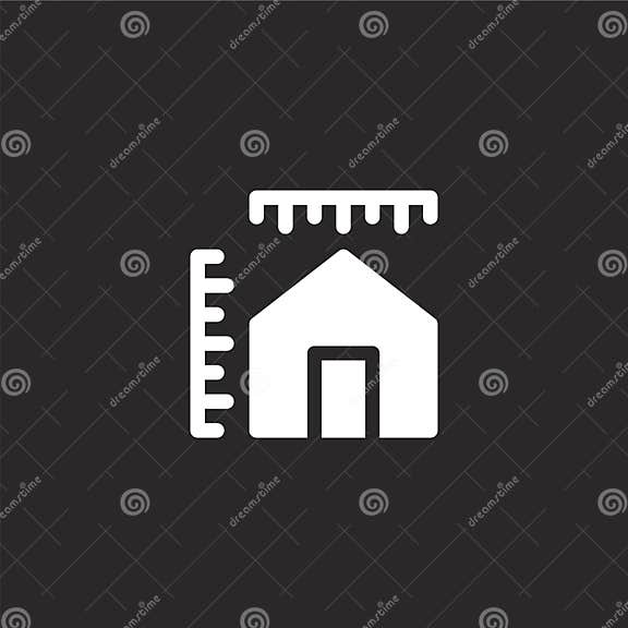 Dimensions Icon. Filled Dimensions Icon for Website Design and Mobile ...