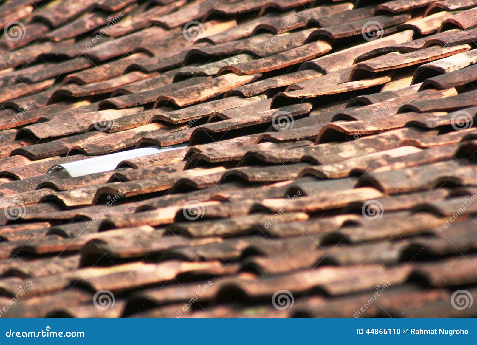 Dimensions of roof tile stock photo. Image of line, brown - 44866110