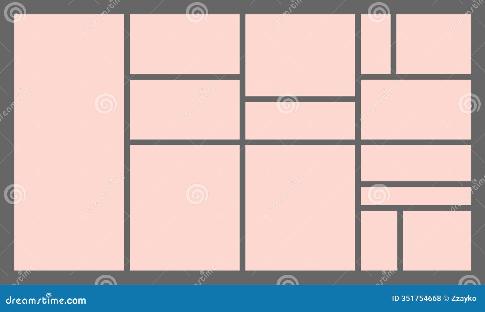 Dimensions 16x9 Trendy Bento Grid Layout Style Brick Ui UX Templates ...