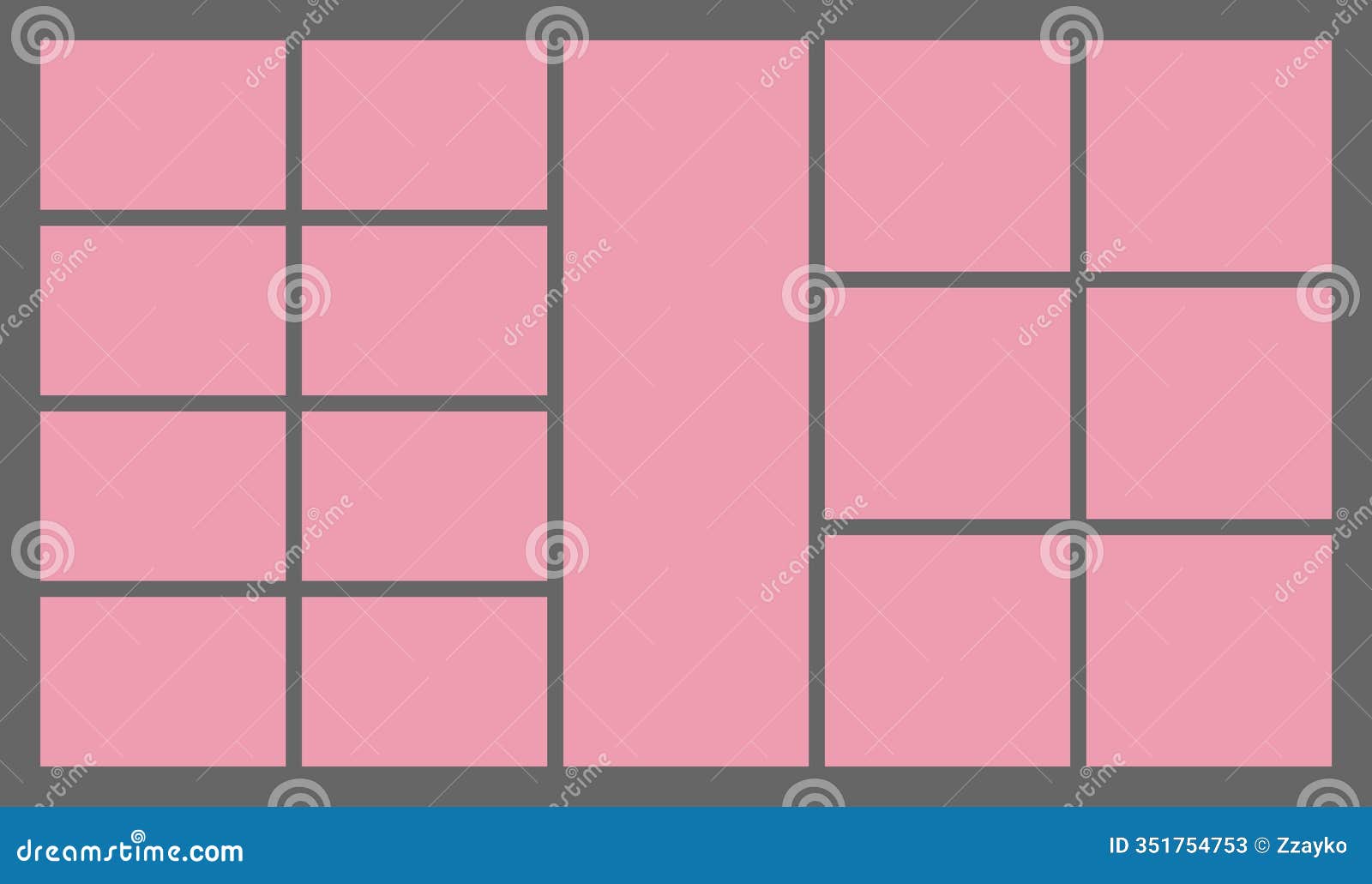 Dimensions 16x9 Trendy Bento Grid Layout Style Brick Ui UX Templates ...