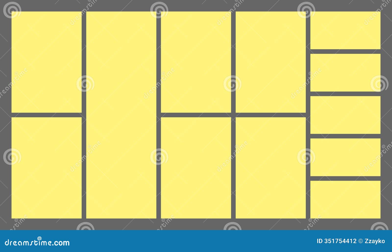 Dimensions 16x9 Trendy Bento Grid Layout Style Brick Ui UX Templates ...