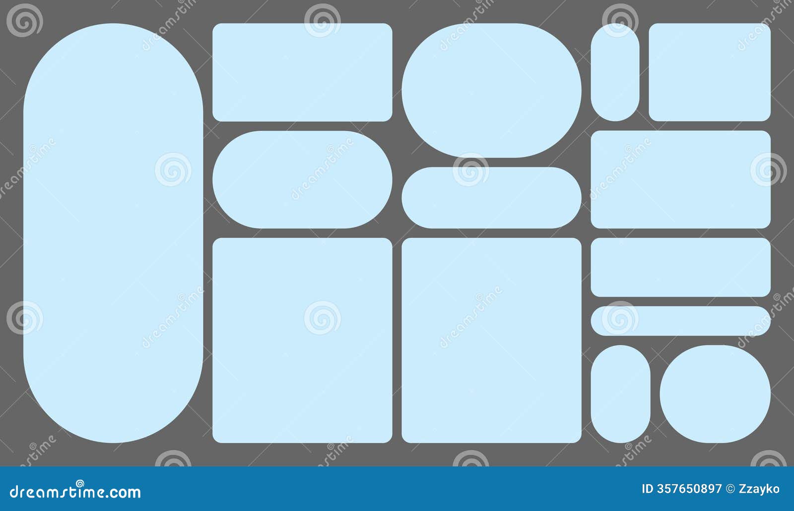 Dimensions 16x9 Trendy Bento Grid Layout Style Brick Ui UX Templates ...