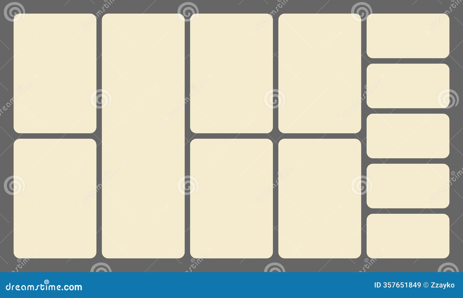 Dimensions 16x9 Trendy Bento Grid Layout Style Brick Ui UX Templates ...