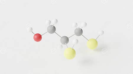 Dimercaprol Molecule 3d, Molecular Structure, Ball and Stick Model ...