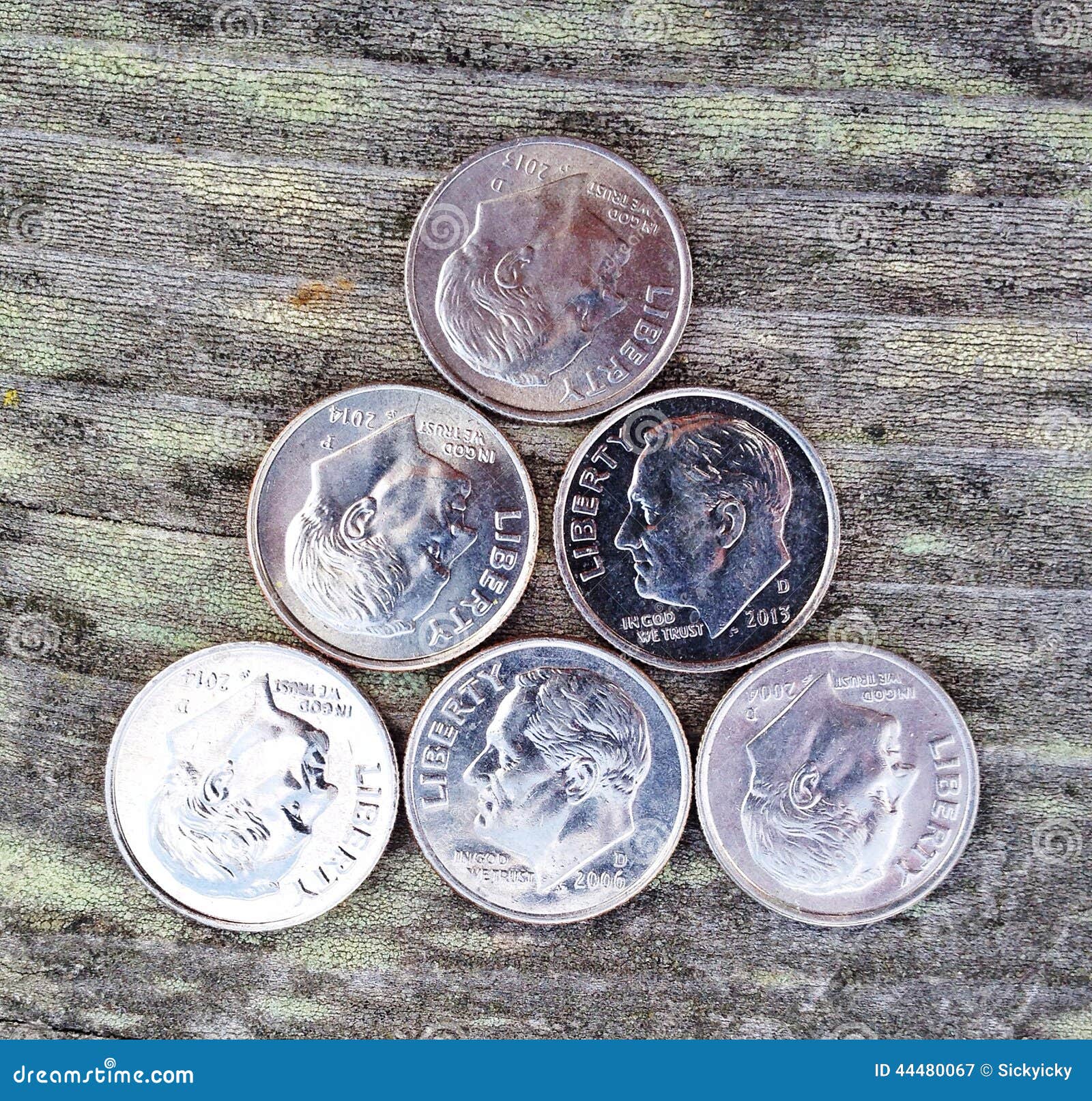 Dimes stock image. Image of coins, stacked, cents, currency - 44480067