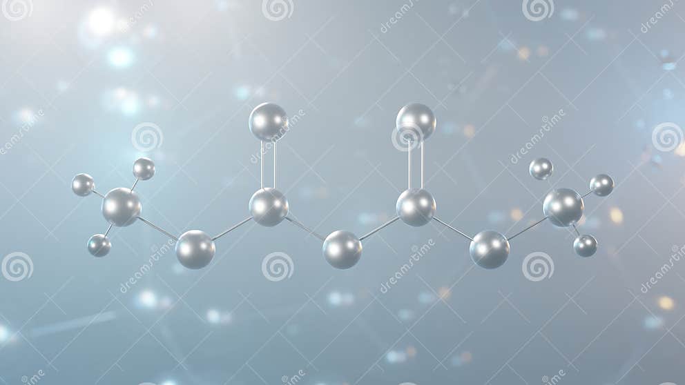 Dimethyl Dicarbonate Molecular Structure, 3d Model Molecule ...