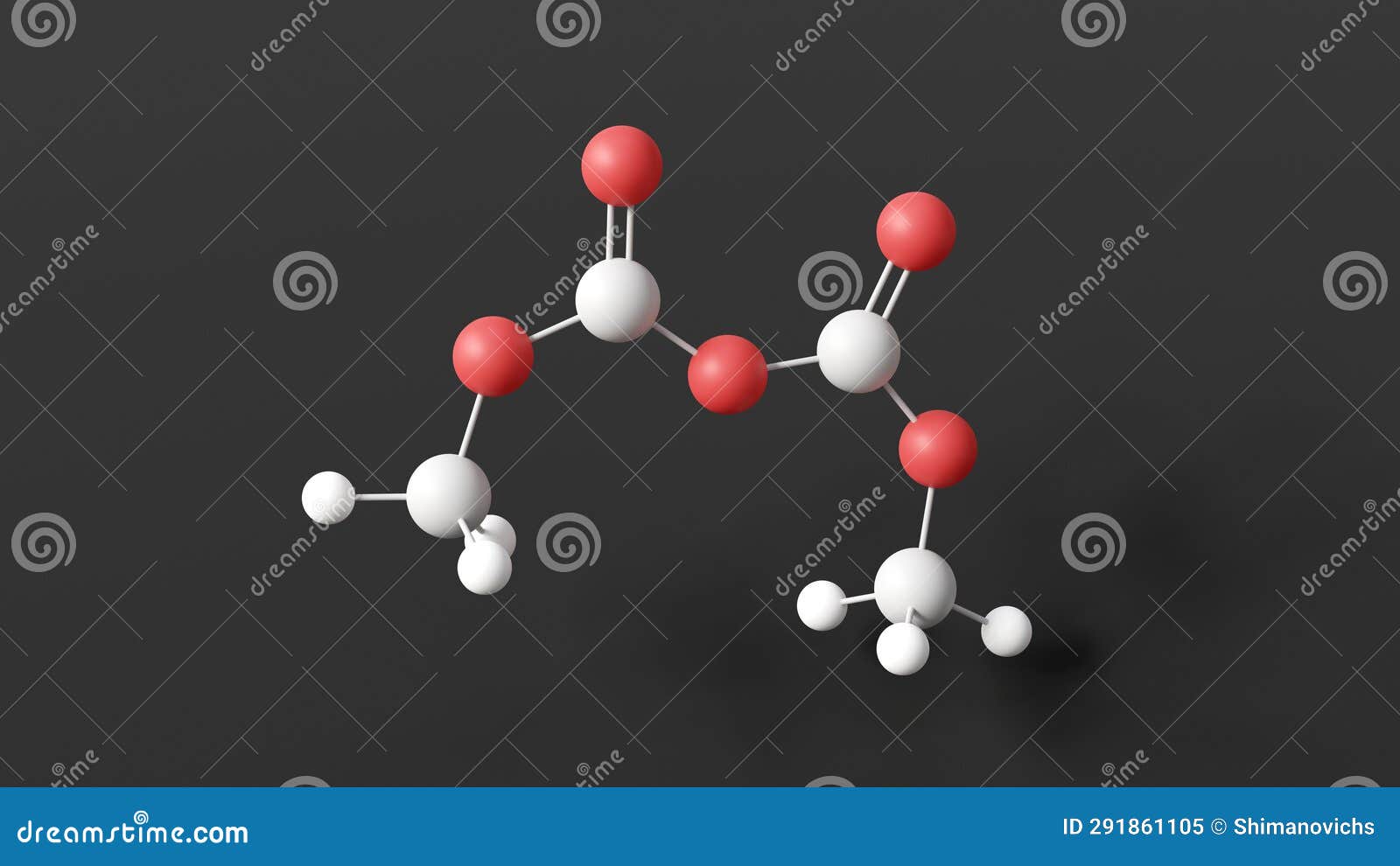 Dimethyl Dicarbonate Molecule, Molecular Structure, Preservative E242 ...