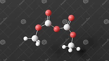 Dimethyl Dicarbonate Molecule, Molecular Structure, Preservative E242 ...