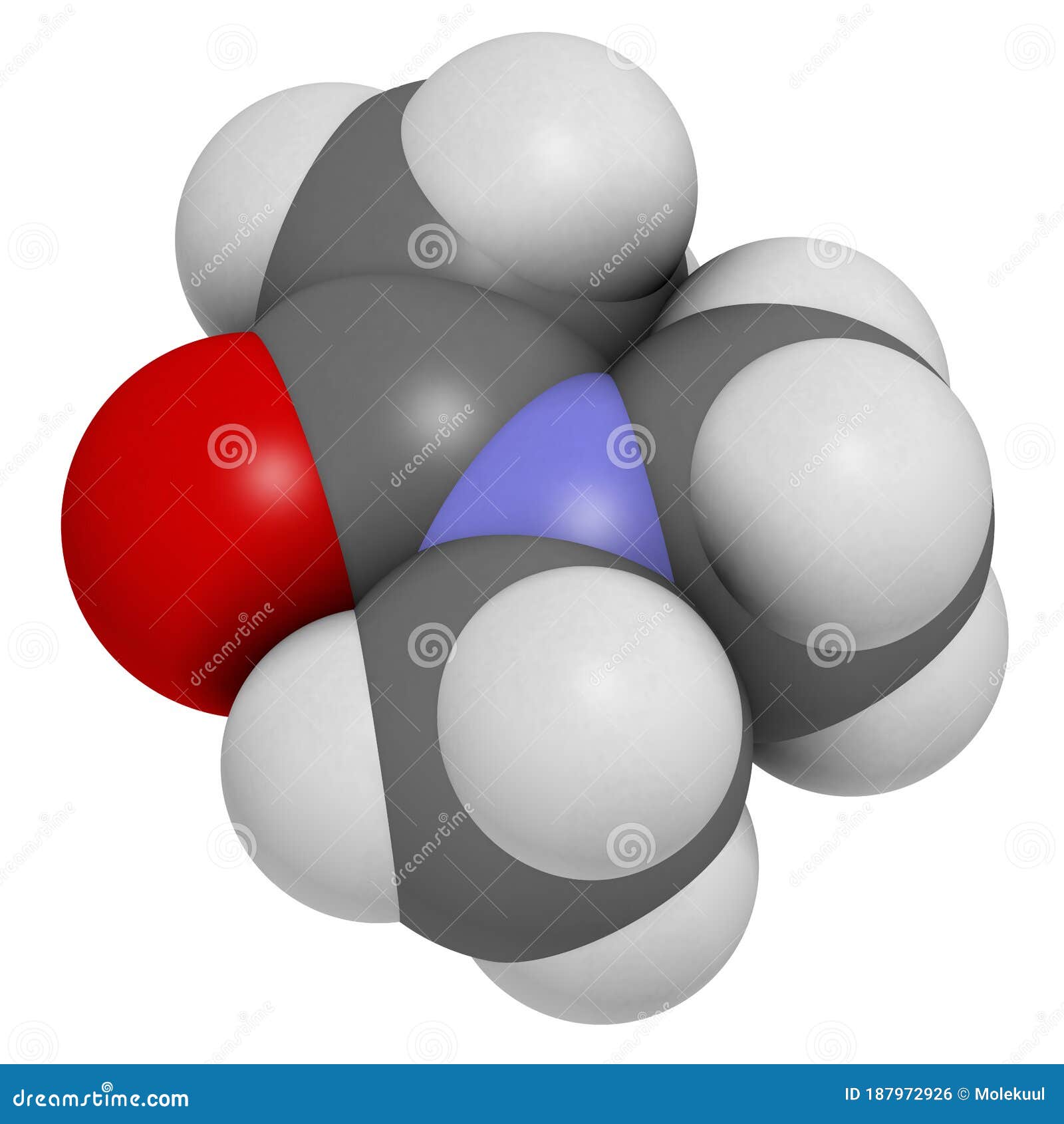 Dimethylacetamide DMAc Chemical Solvent Molecule. Skeletal Formula ...