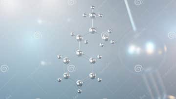 Dimethylbenzylamine Molecular Structure, 3d Model Molecule ...