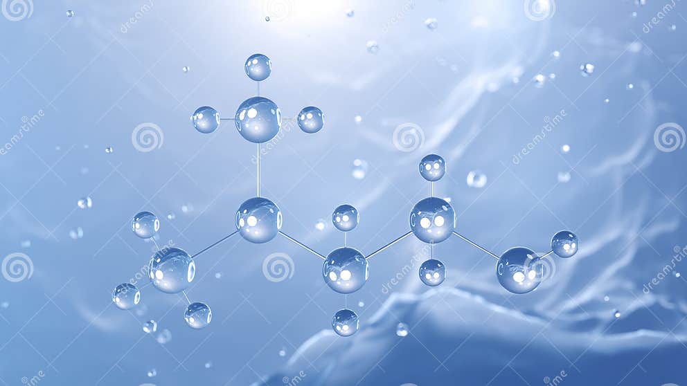 Dimethylethanolamine Molecular Structure, 3d Model Molecule ...