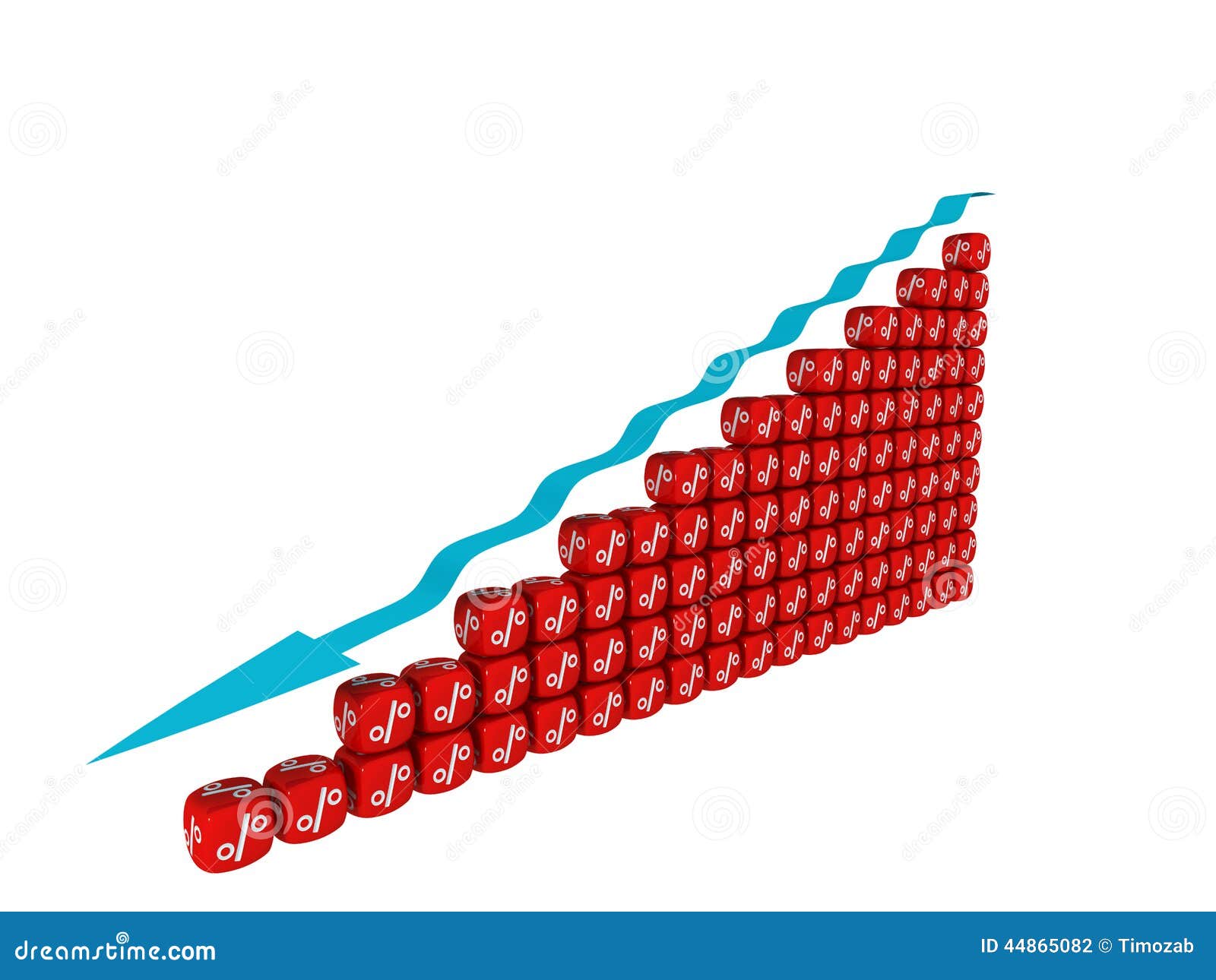 Diminution en pourcentage illustration stock. Illustration du escompte ...