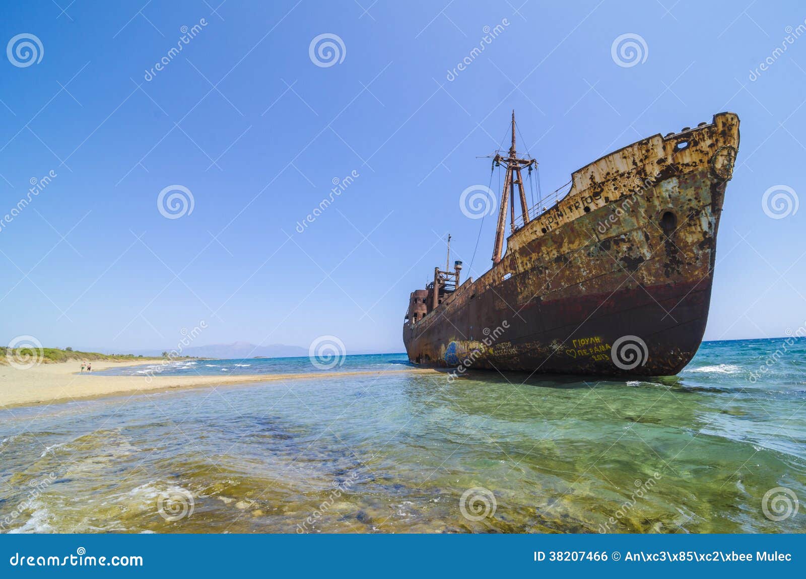 Dimitrios shipwreck stock photo. Image of ghythio, gytheo - 38207466