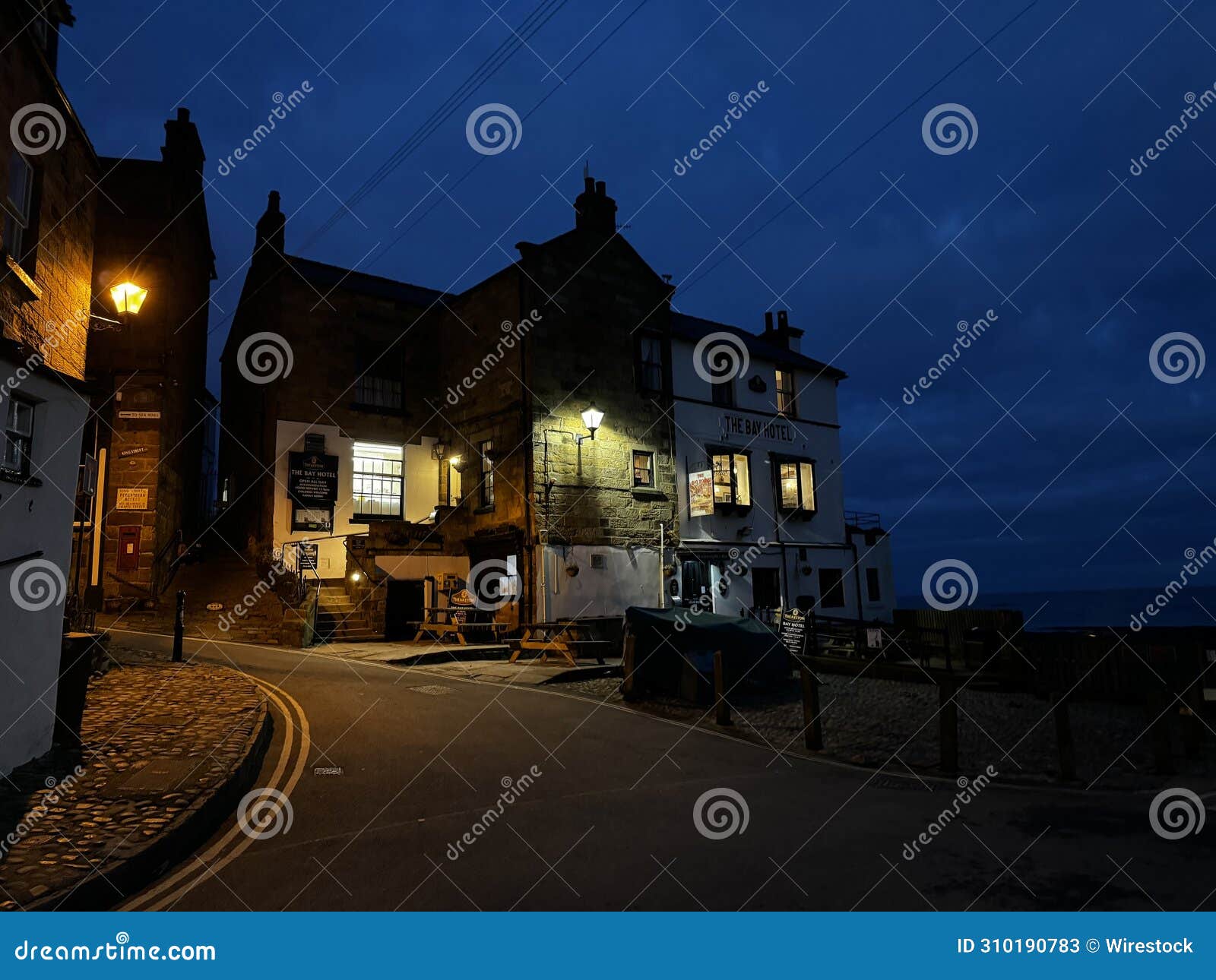 Dimly Lit City House at Night Stock Image - Image of cityscape, vehicle ...