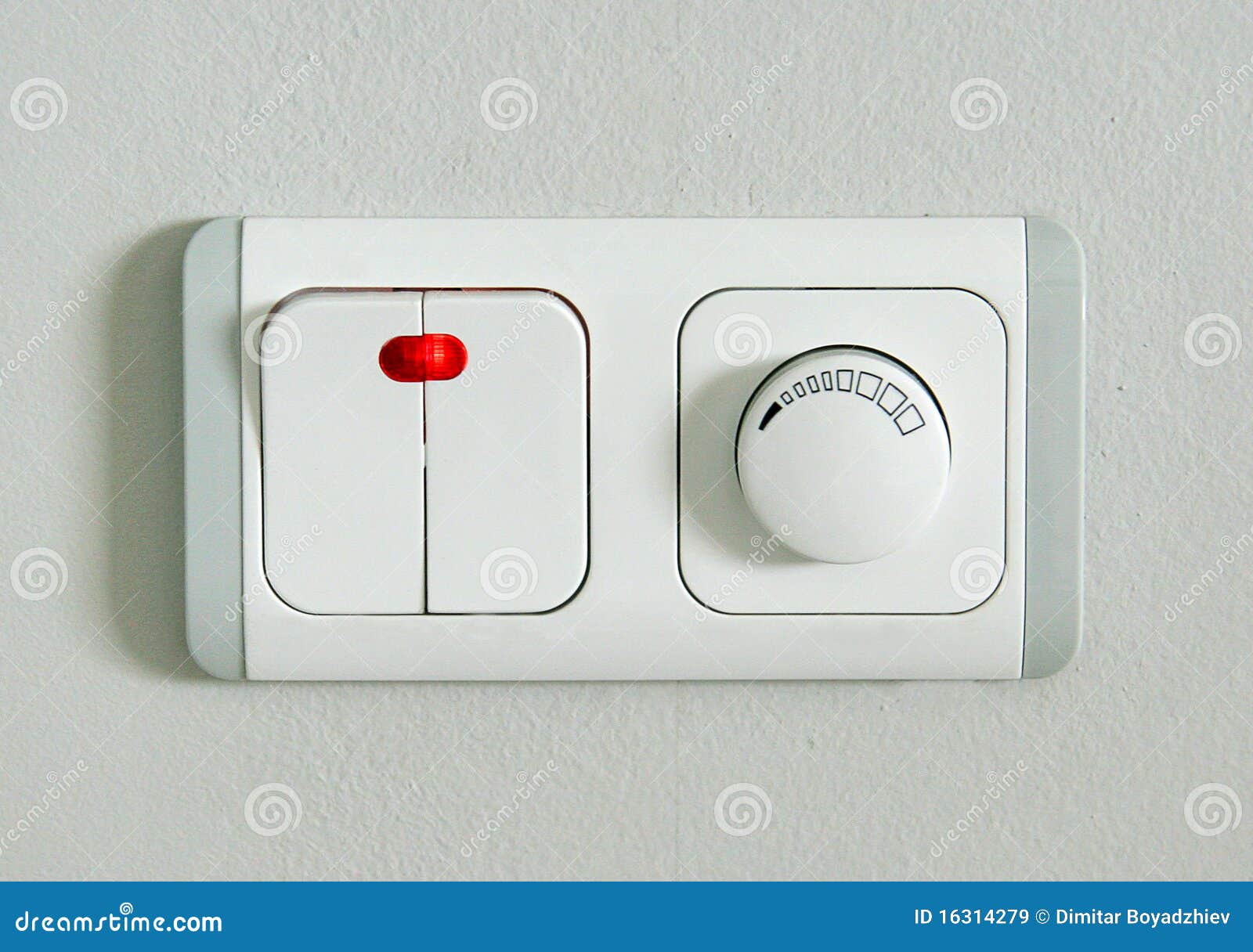 Dimmer stock image. Image of equipment, switch, indoors - 16314279