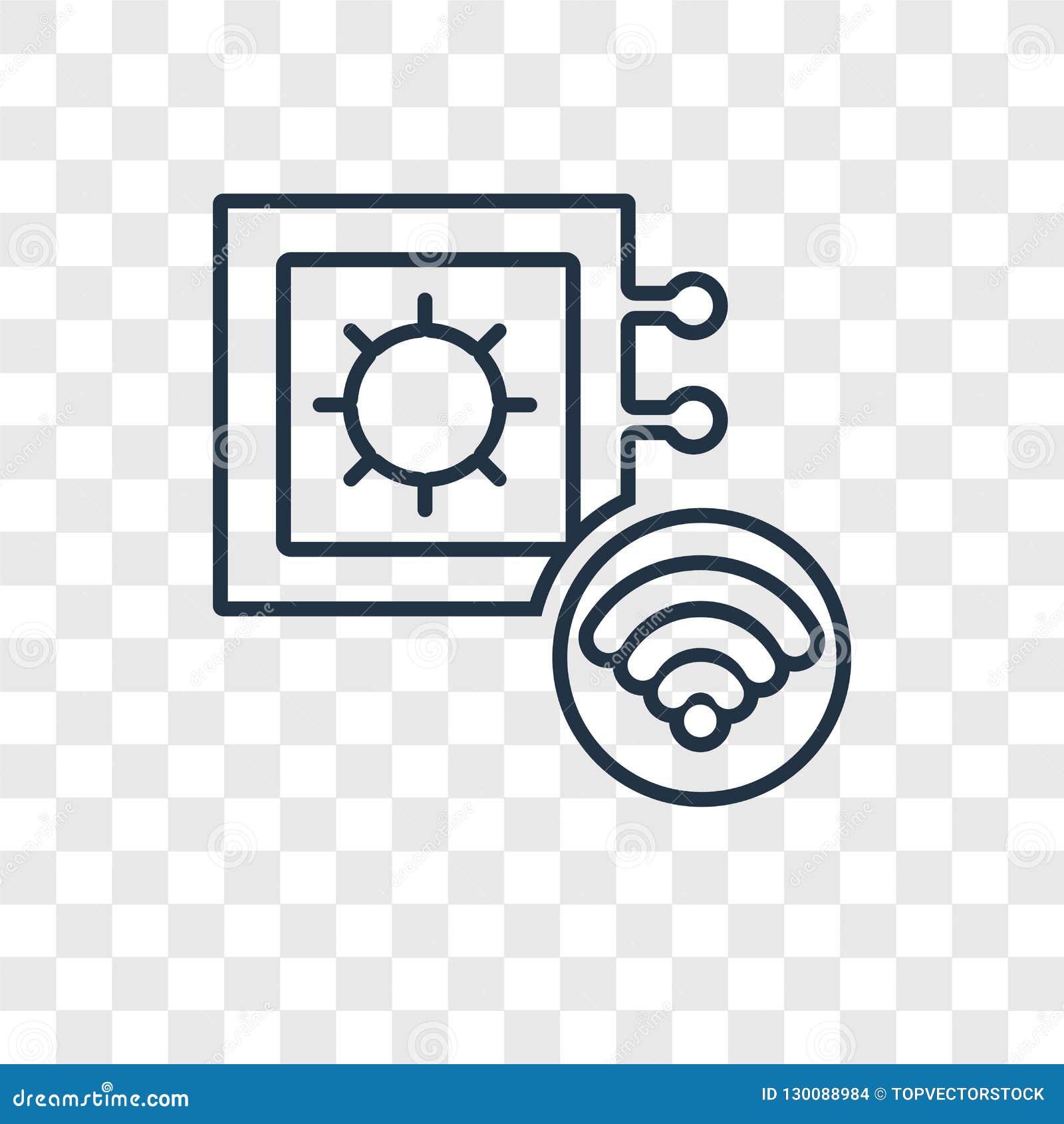 Dimmer Linear Icon. Modern Outline Dimmer Logo Concept On White Cartoon ...