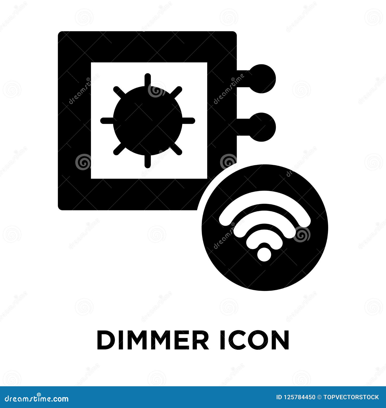Dimmer Icon. Trendy Dimmer Logo Concept On White Background From ...