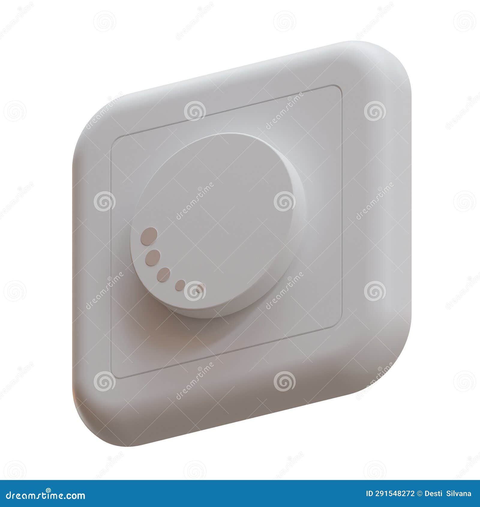 Dimmer Switch 3D Illustration Stock Illustration - Illustration of ...
