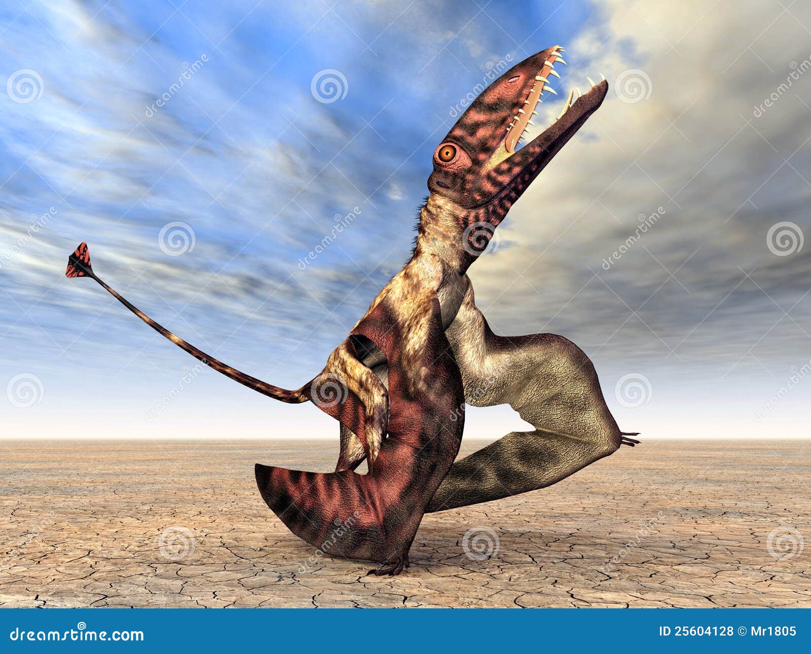 Dimorphodon stock illustration. Illustration of dinosaur - 25604128