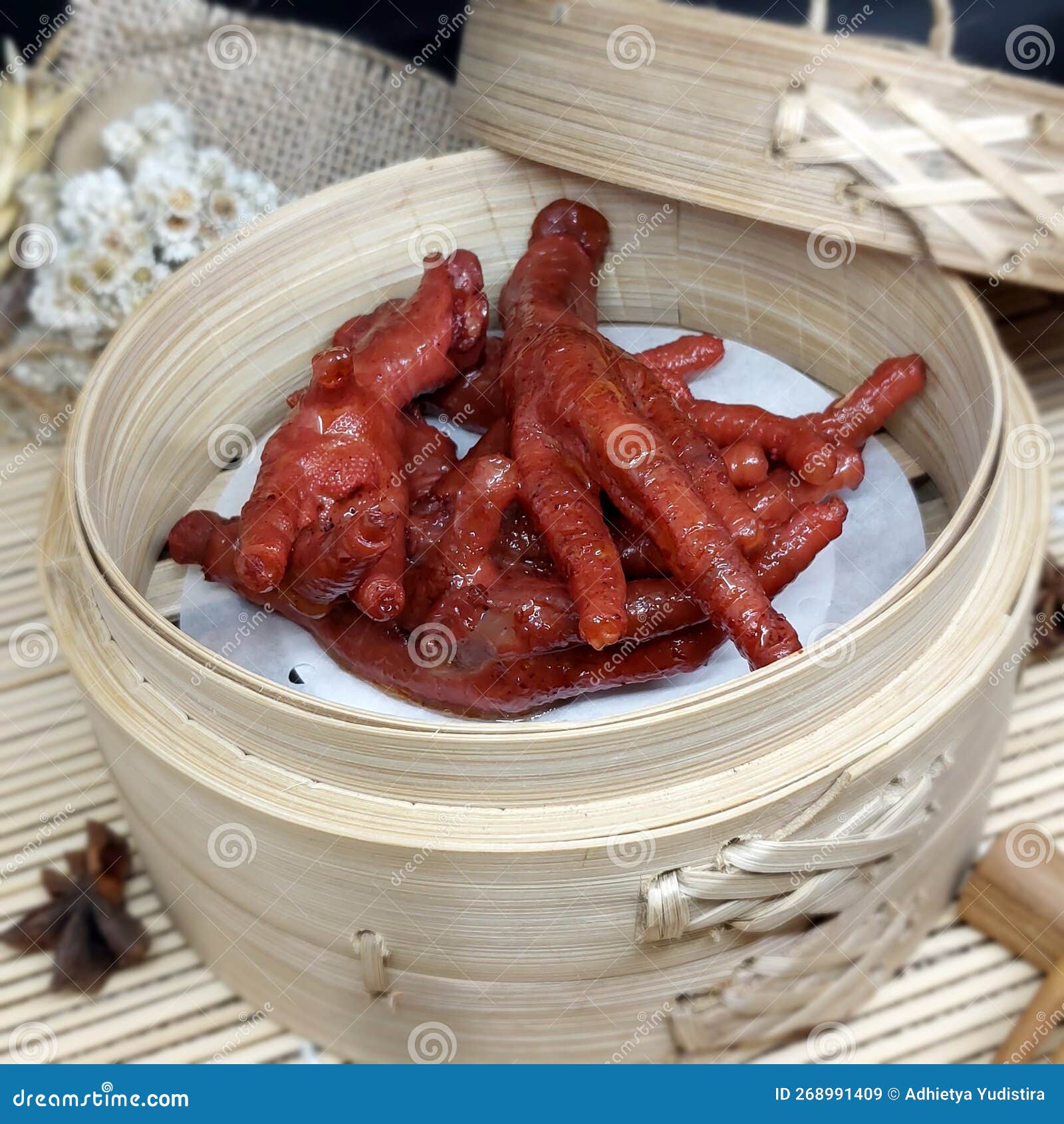 Dimsum Chicken Feet stock image. Image of food, dessert - 268991409