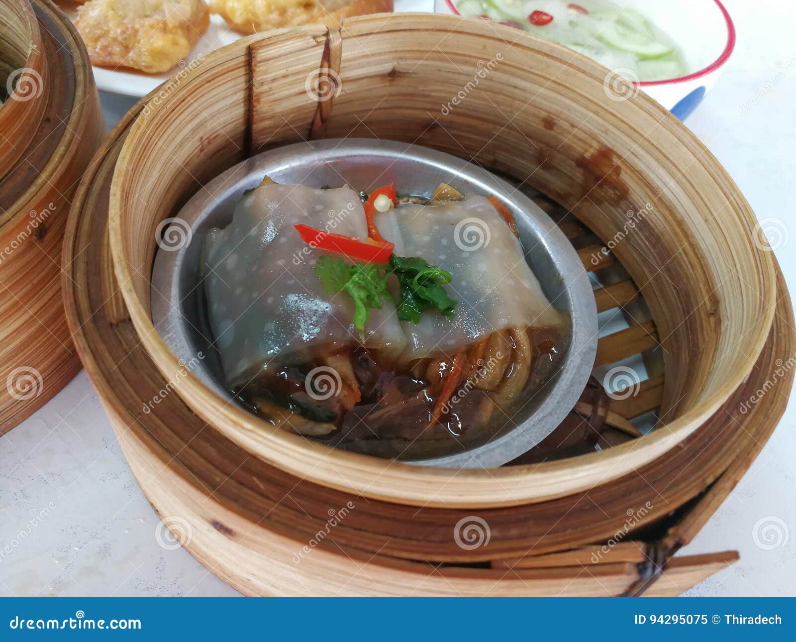 Dimsum, Include Dinner Set and Morning Stock Image - Image of lunch ...