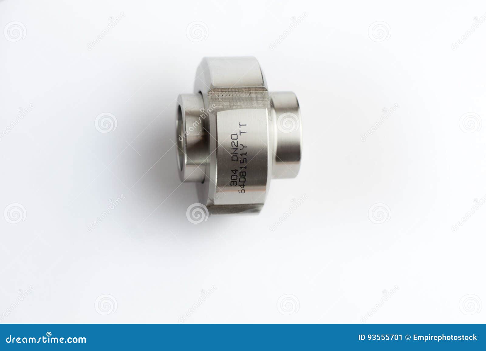 DIN Pipe Fitting Made in Stainless Steel Material Stock Image - Image ...