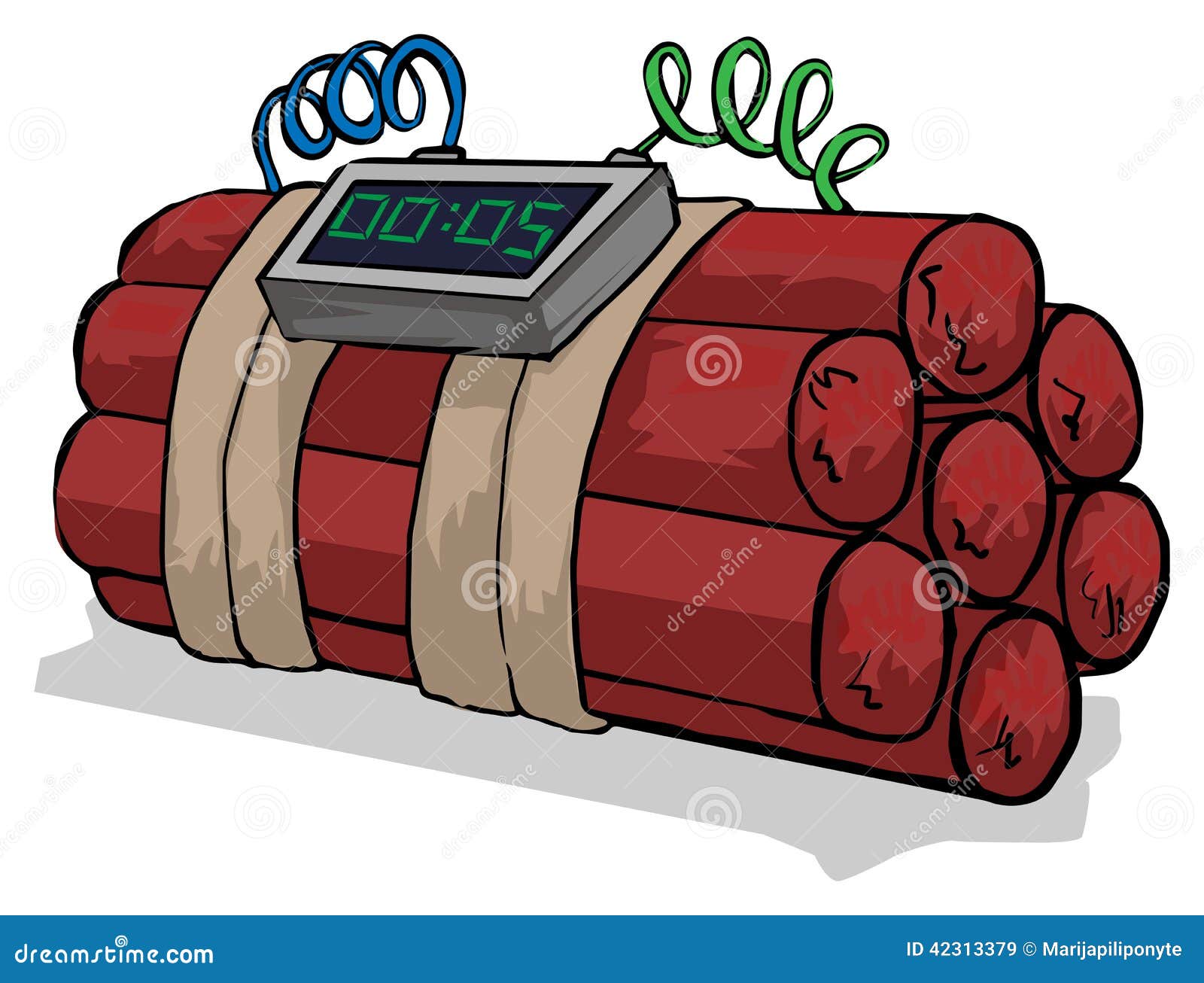 Dinamite illustrazione di stock. Illustrazione di esplosione - 42313379