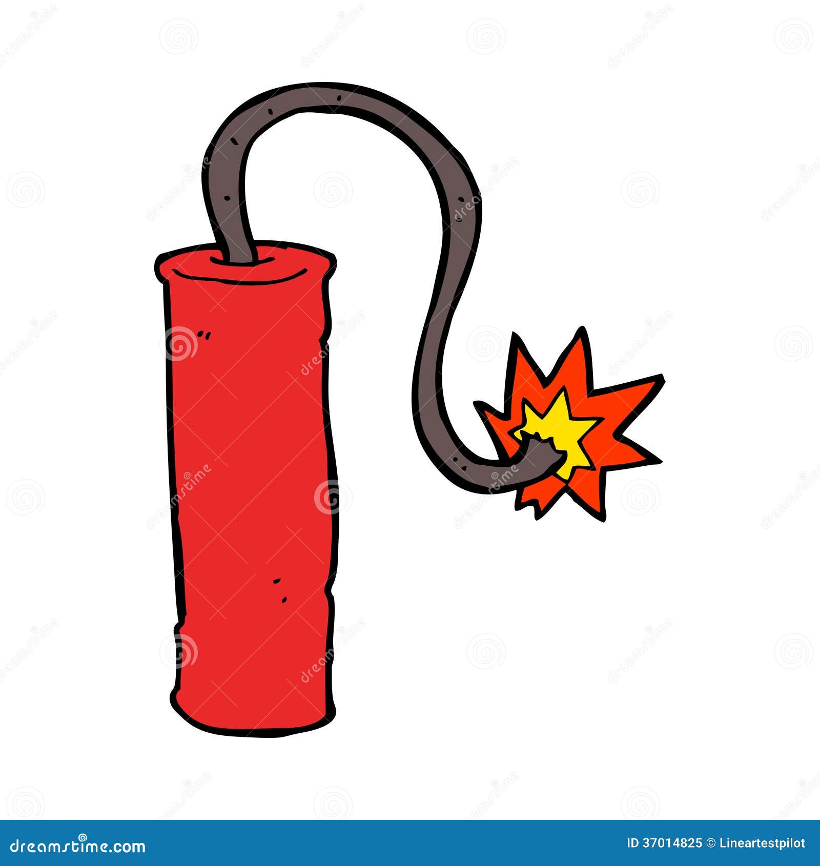 Dinamite Dos Desenhos Animados Ilustração do Vetor - Ilustração de ...