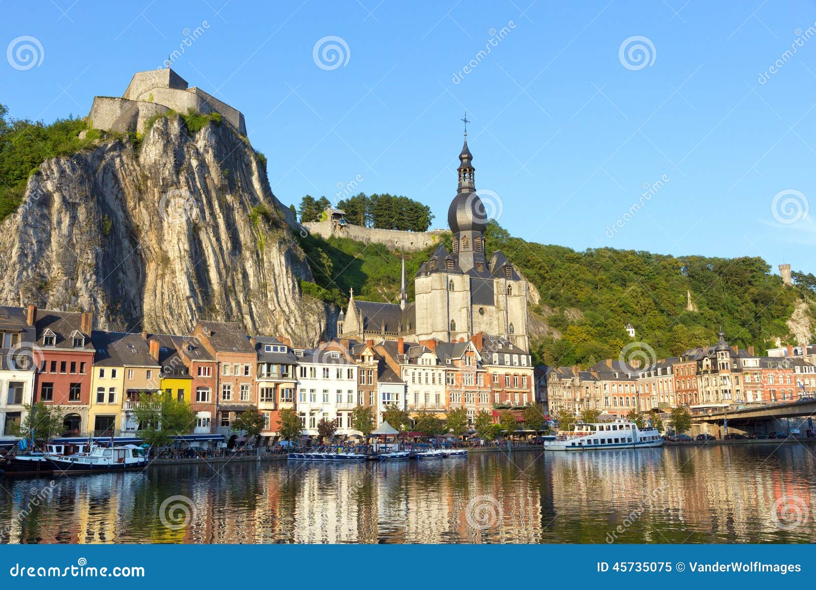 Dinant Belgium stock image. Image of cityscape, skyline - 45735075