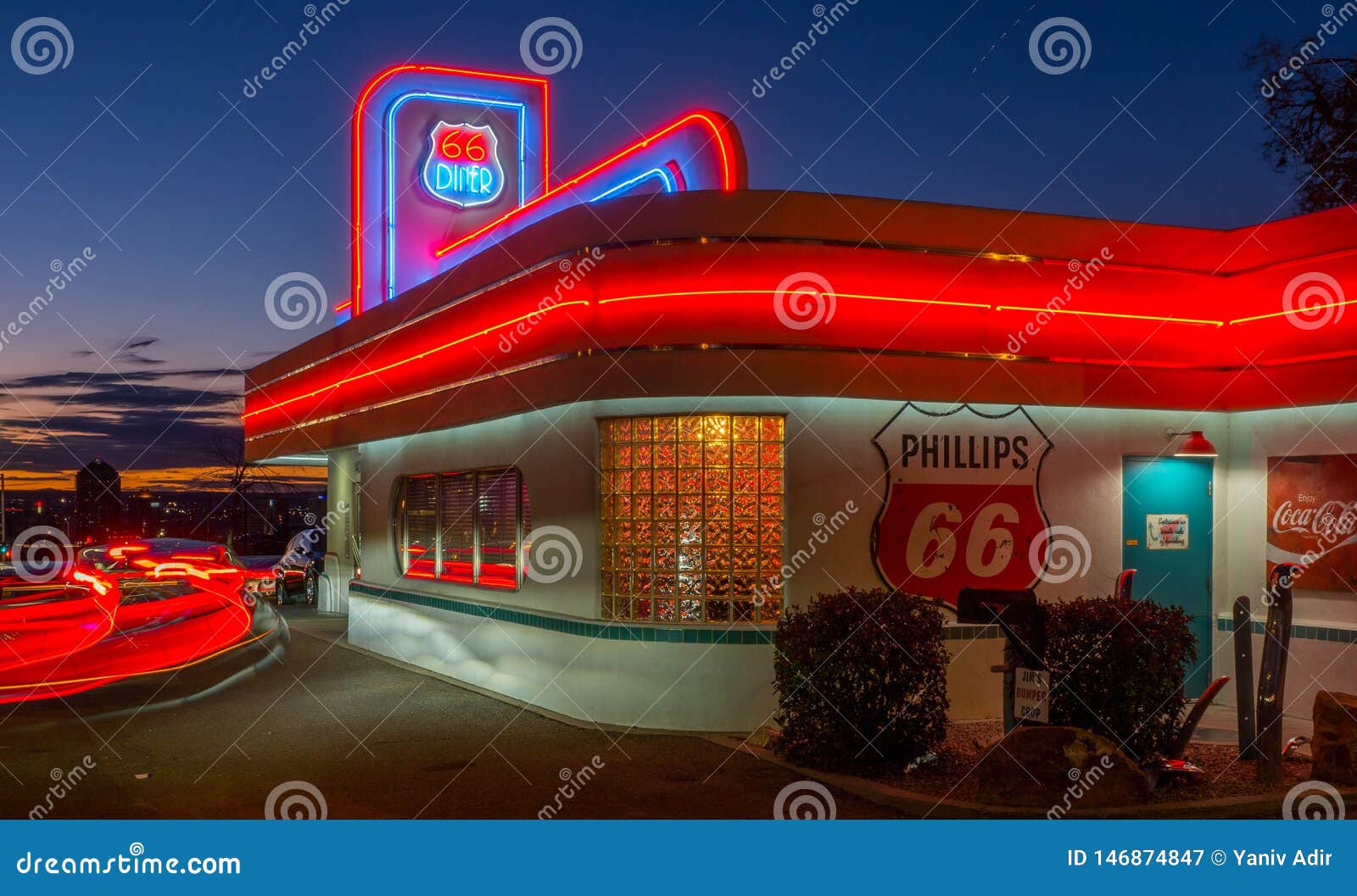 66 Diner. Albuquerque, NM editorial photography. Image of route66 ...