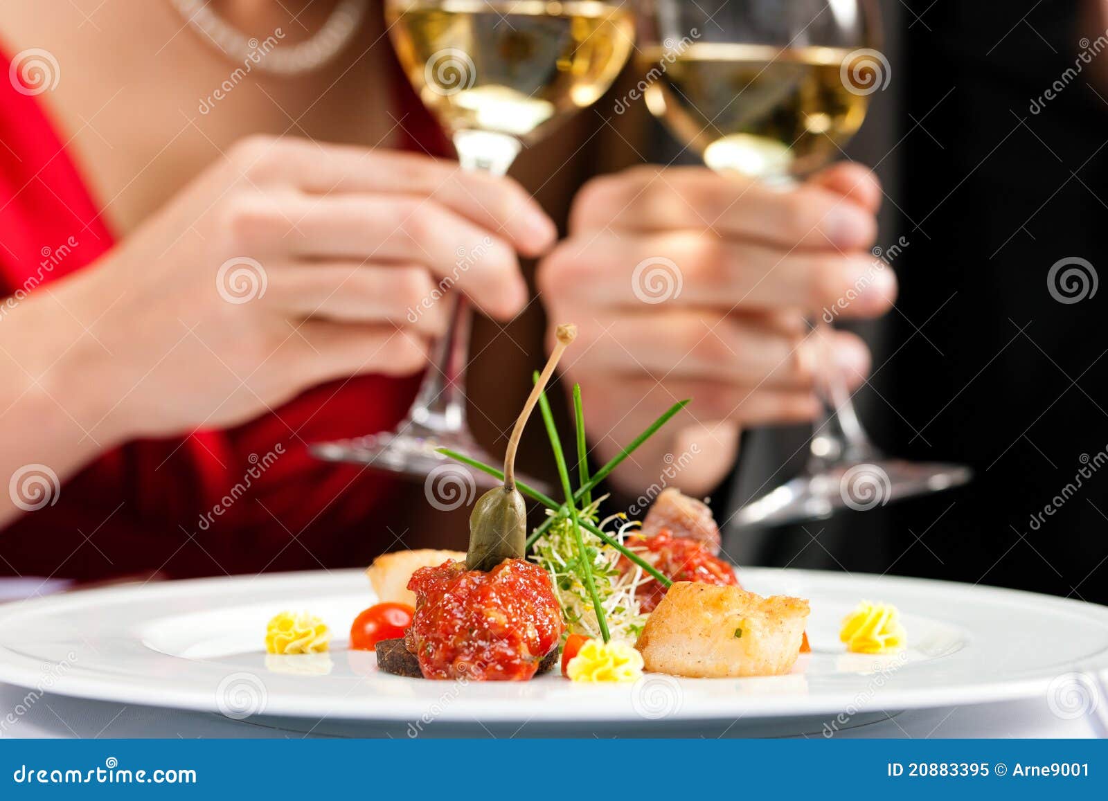 Diner of Lunch in Restaurant Stock Afbeelding - Image of kleding ...