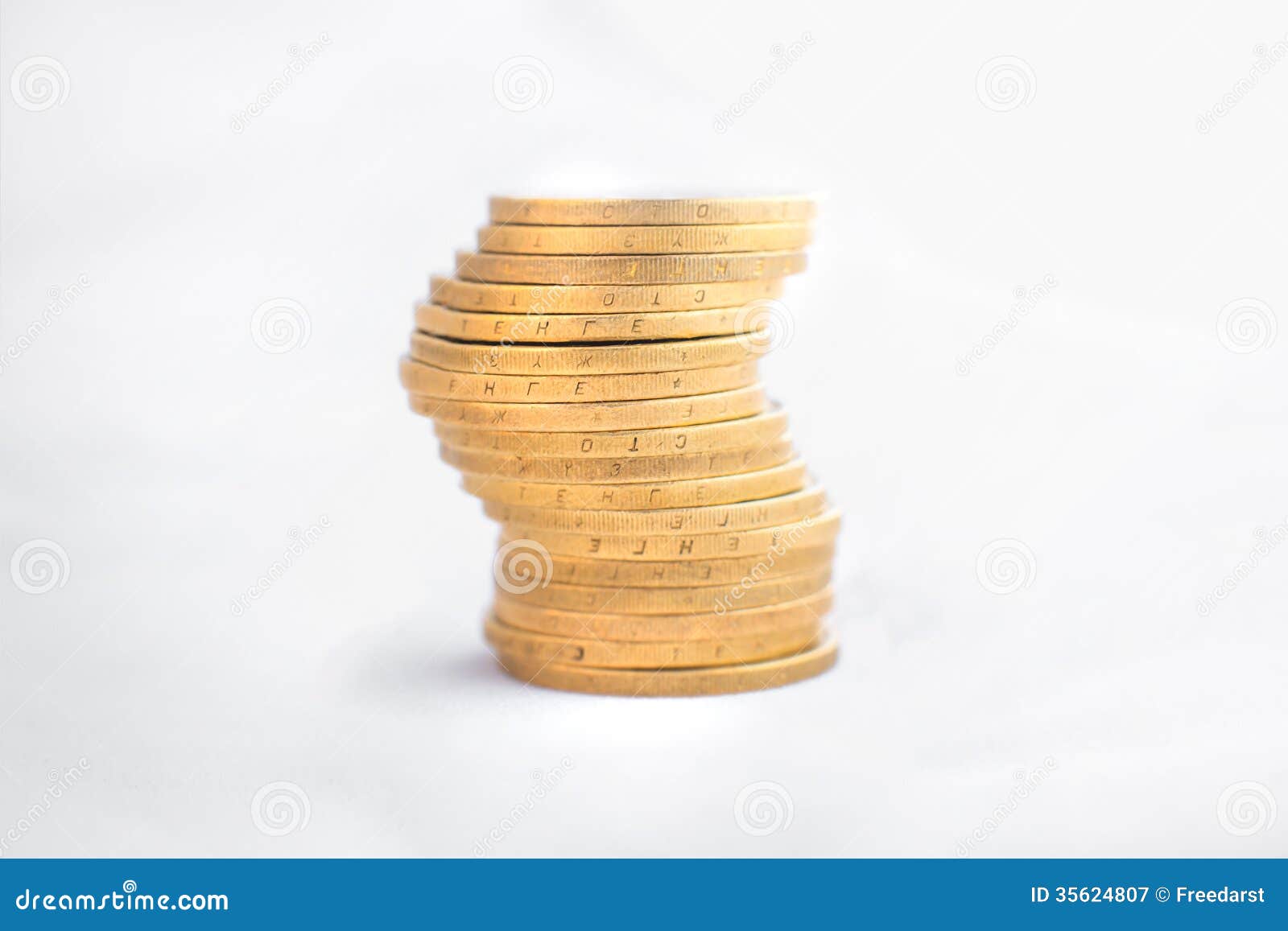 Dinero del Kazakh - tenge imagen de archivo. Imagen de cobre - 35624807