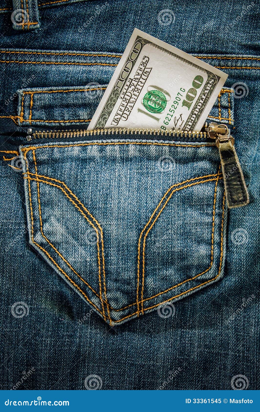 Dinero en bolsillo imagen de archivo. Imagen de negocios - 33361545