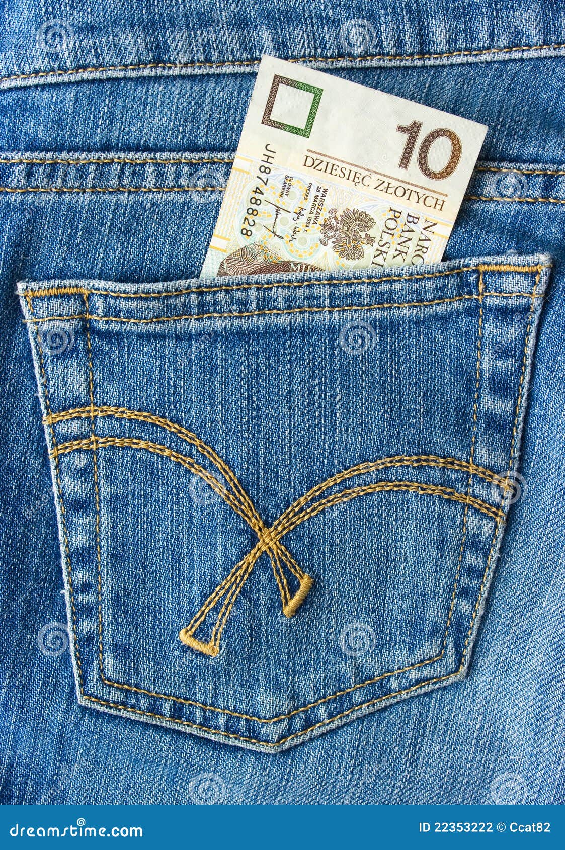 Dinero en el bolsillo foto de archivo. Imagen de bolsillo - 22353222