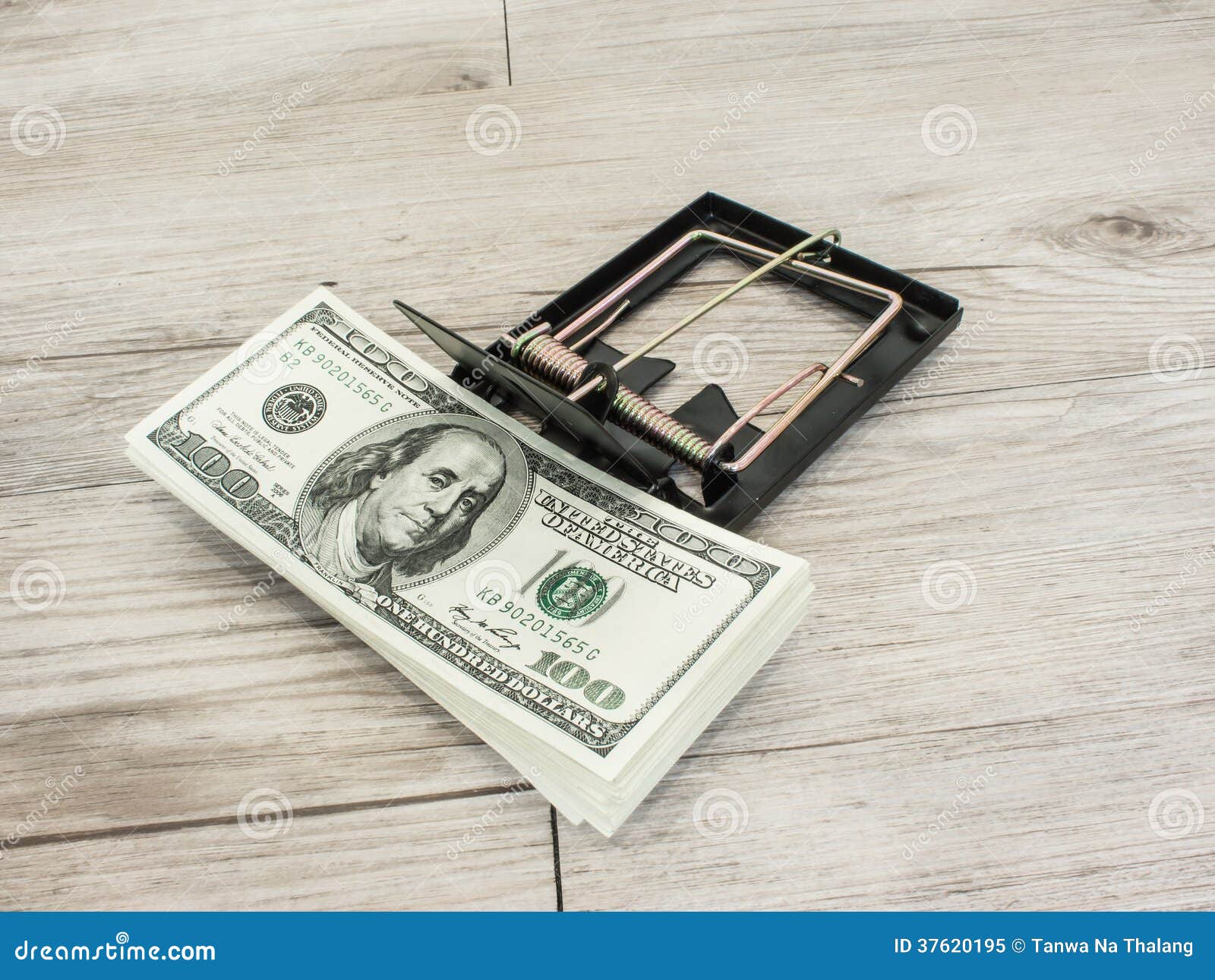 Dinero en una ratonera imagen de archivo. Imagen de tonto - 37620195