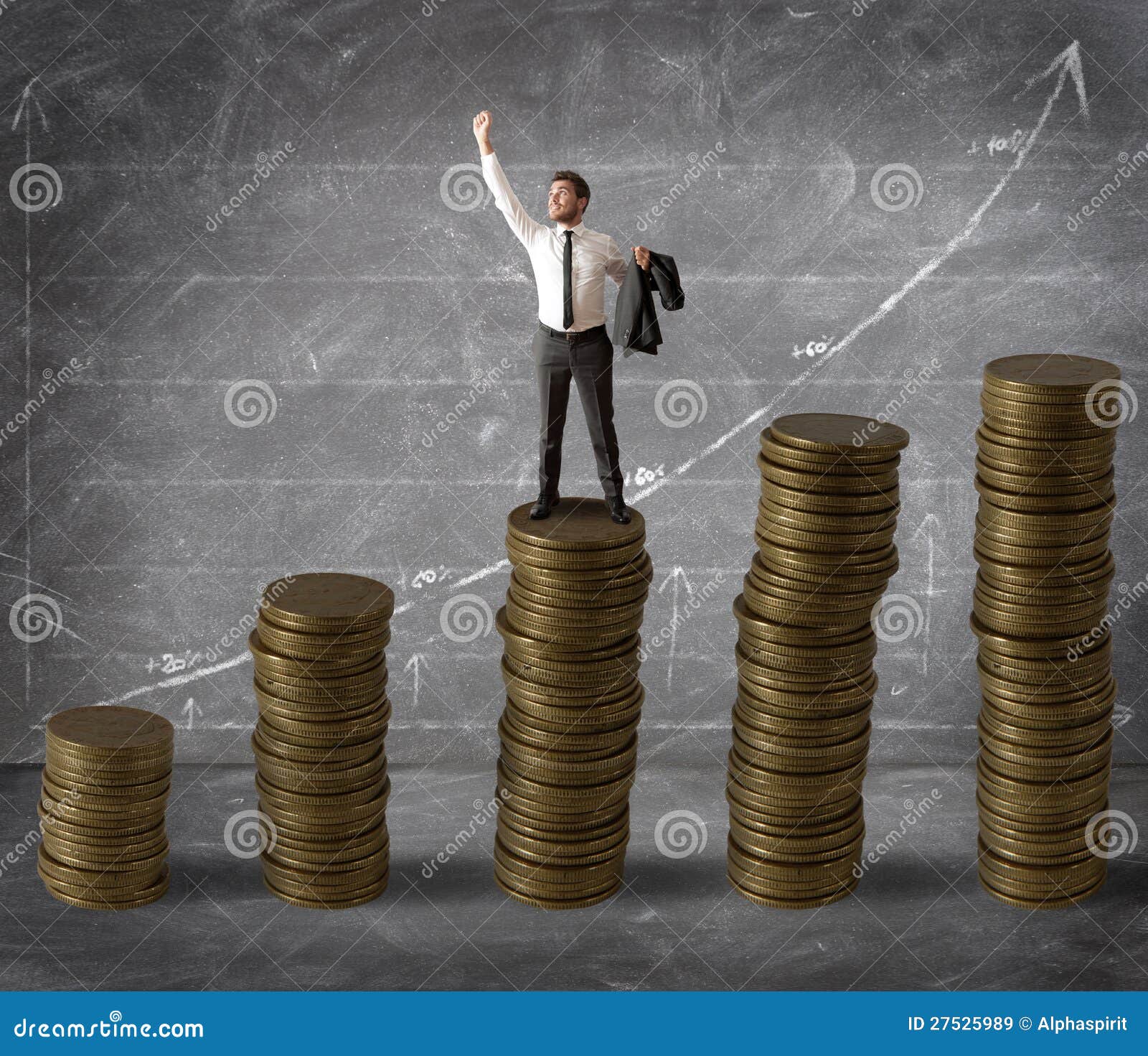 Dinero y éxito imagen de archivo. Imagen de estrategia - 27525989