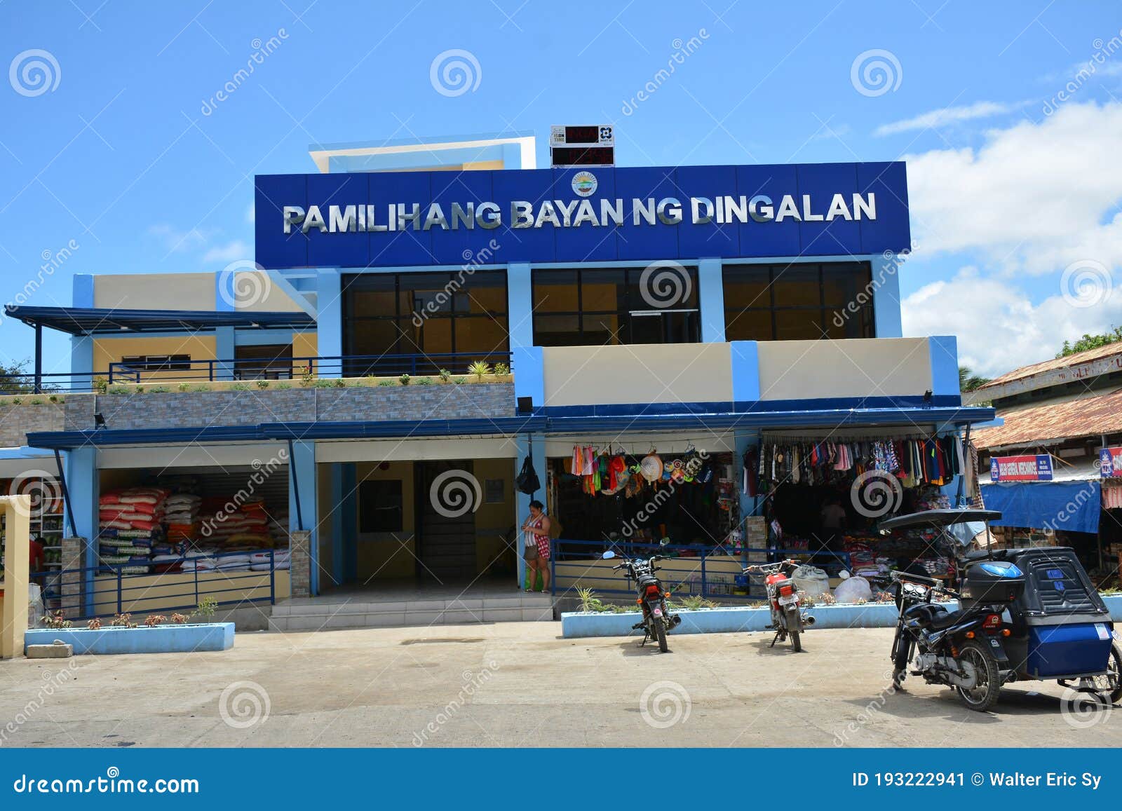 Dingalan Town Market Facade in Aurora, Philippines Editorial Photo ...