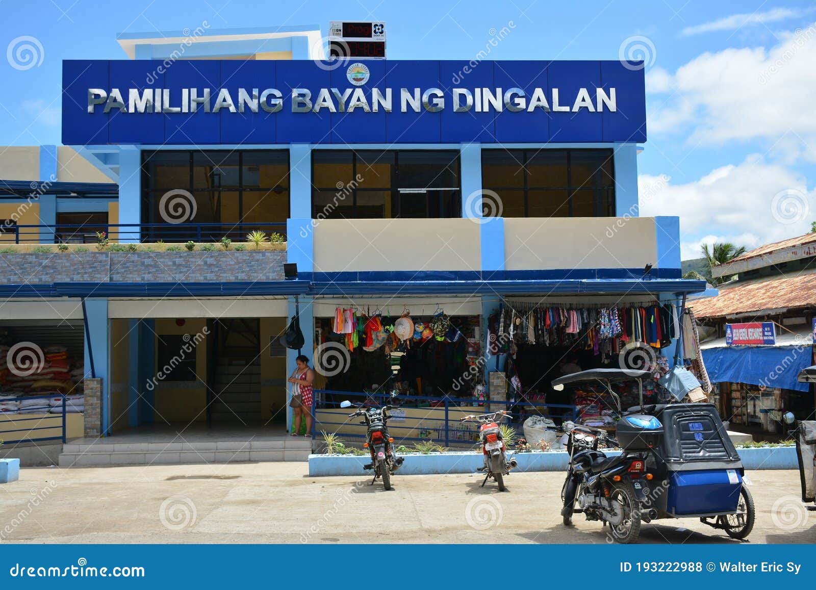 Dingalan Town Market Facade in Aurora, Philippines Editorial Stock ...