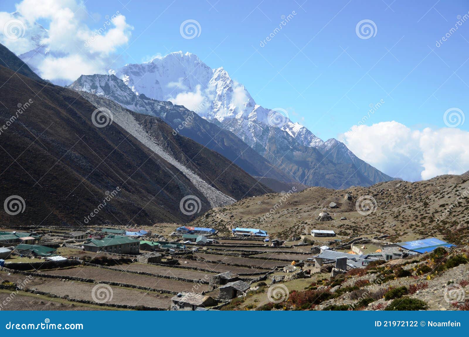 Dingboche - Village in the Himalaya Stock Photo - Image of high, asia ...