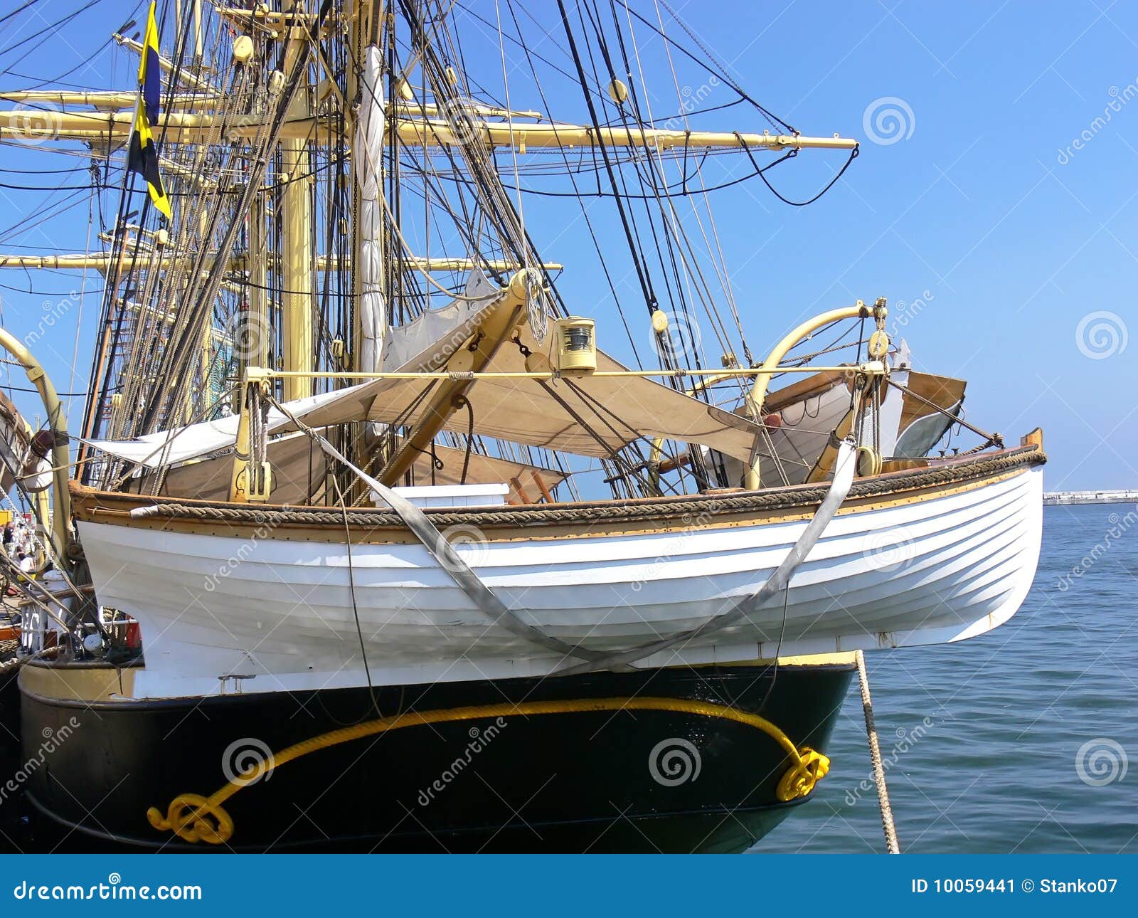 Stern Of The Old Sailing Ship Royalty-Free Stock Image | CartoonDealer ...