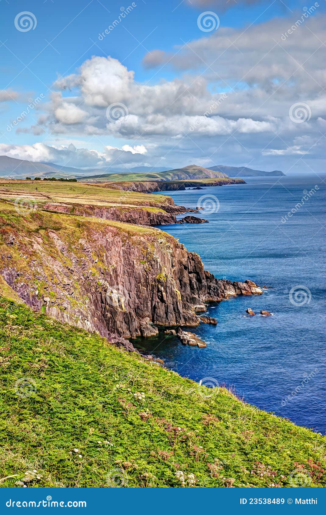 Dingle peninsula, Ireland stock image. Image of atlantic - 23538489