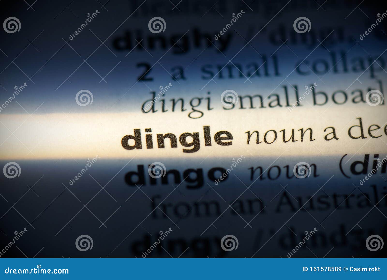 Dingle stock image. Image of meaning, info, concept - 161578589